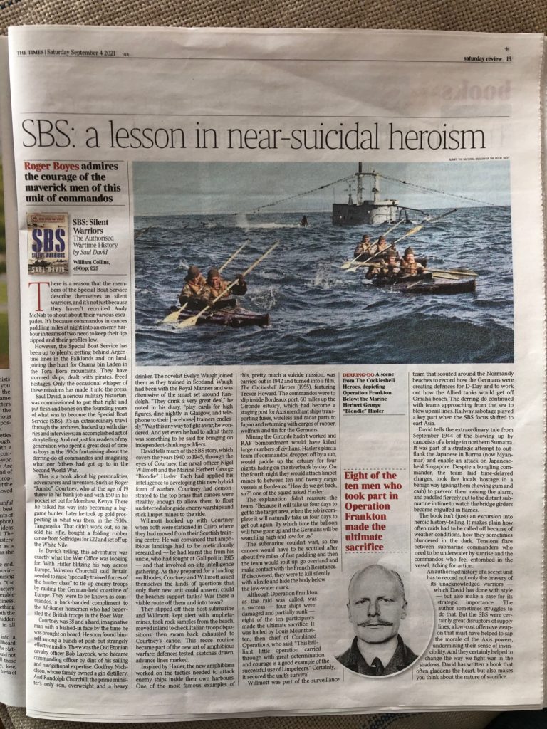 Review in The Times « Saul David, Historian, Novelist & Broadcaster